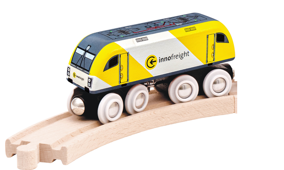 Innofreight Lokomotive – LALOK Holzeisenbahn Manufaktur